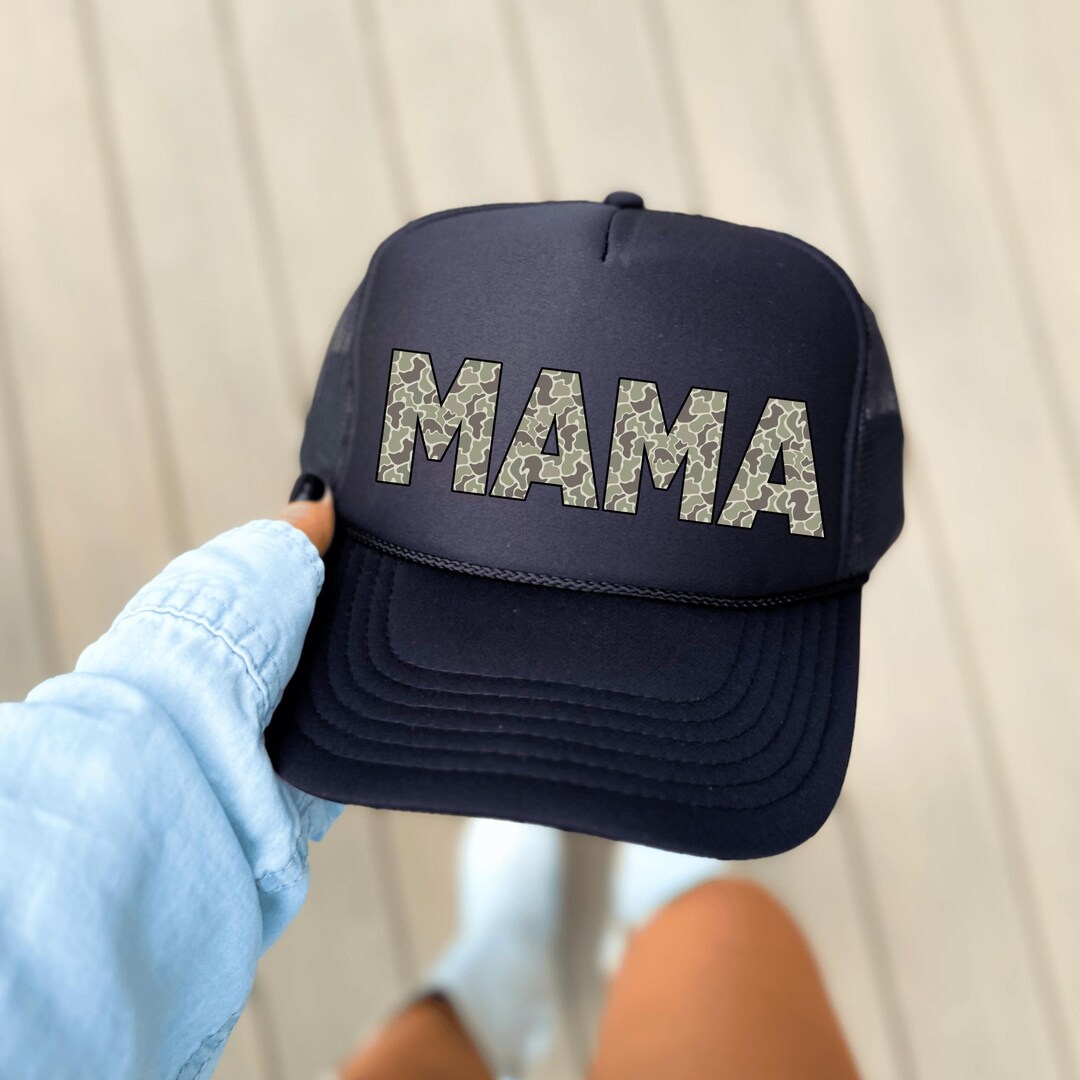 Camouflage Mama Trucker Hat, Mothers Day Gift, Mom Hat, Retro Mama ...