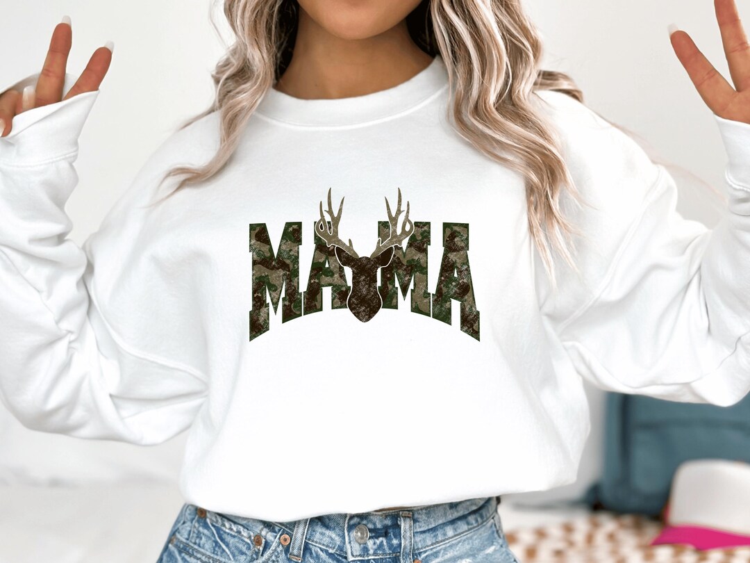 Antlers and Camo Bow Tshirt, Girl Deer Hunting Shirt, Deer Hunter Girl ...