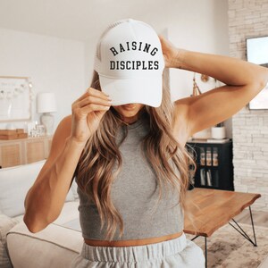 Raising Disciples Mama Trucker Hat, Trendy Christian Trucker Hat ...