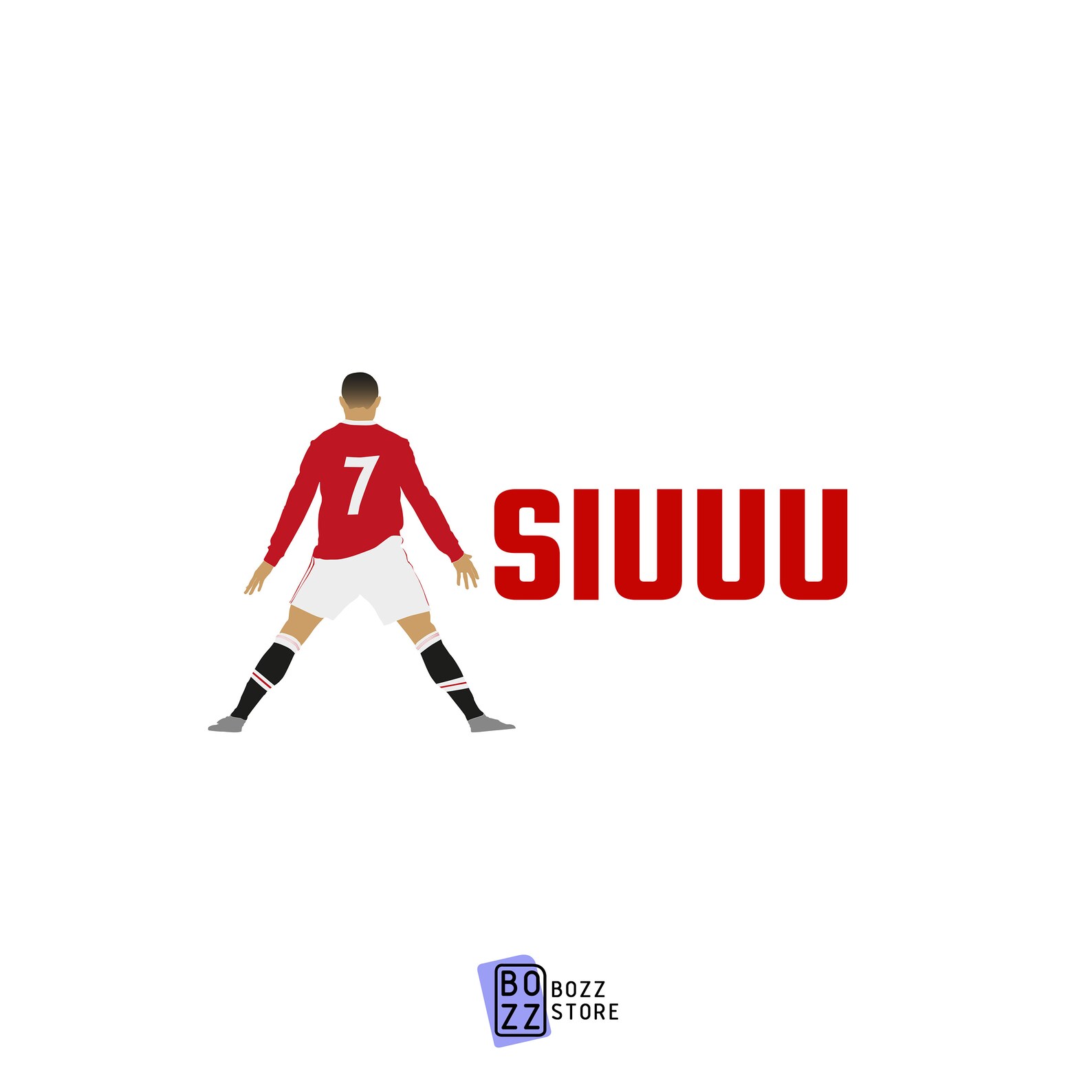 Ronaldo Siuuu Logo Tshirt, Man United Shirts, Siu, CR7 Shirt, Soccer ...
