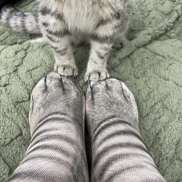 Cat Paw Socks - Etsy