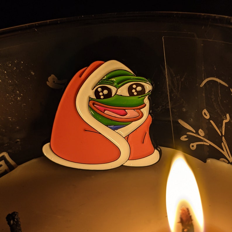 Peepoblanket | Peepocozy Twitch Emote | Enamel Pin - Etsy