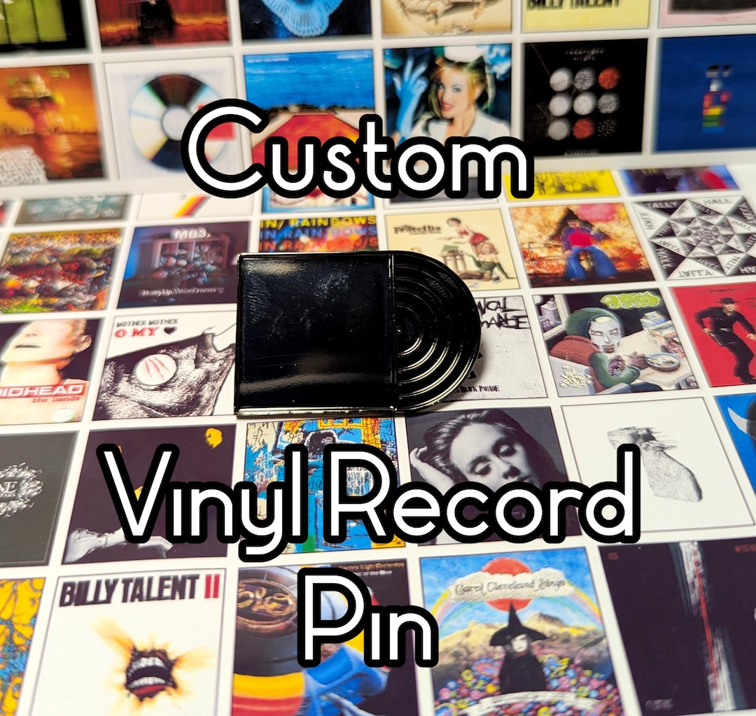 Music Album Pin (customizable) - Etsy