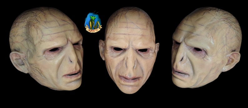 Voldemort Latex Mask, Harry Potter - Etsy