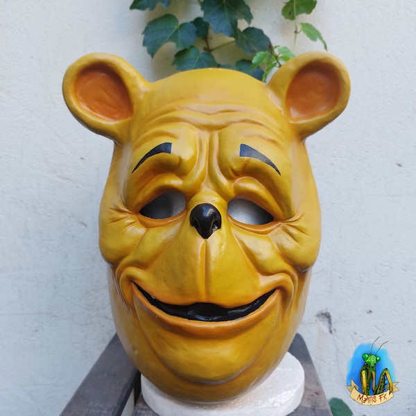 Winnie the Pooh Face Mask - Etsy