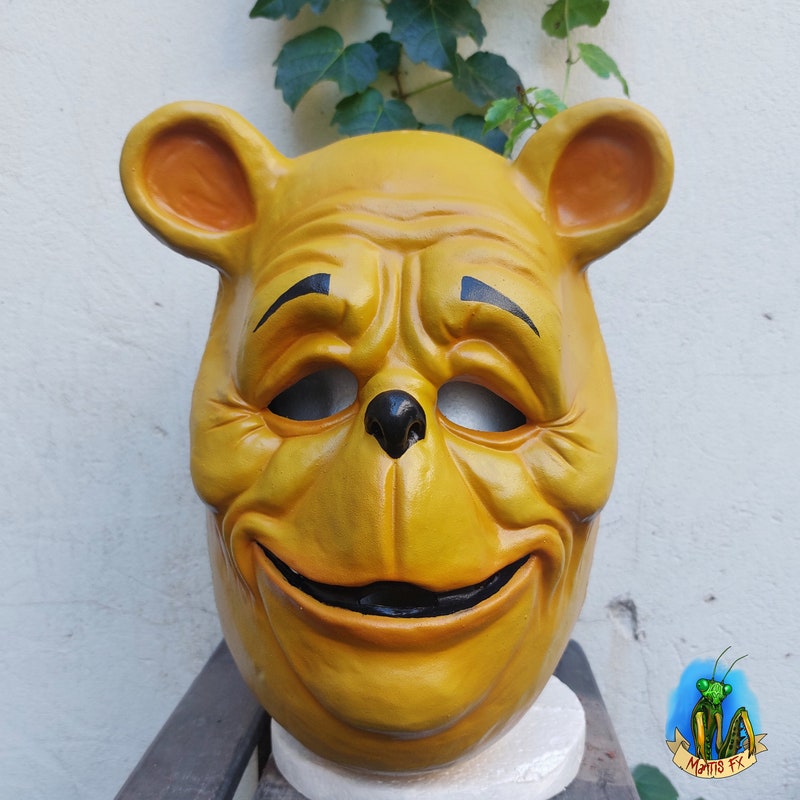 Winnie the Pooh Face Mask - Etsy