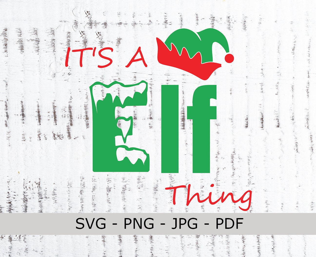 Elf Thing- ELF - Elf Svg - Cut File for Silhouette- Cut File for Cricut ...