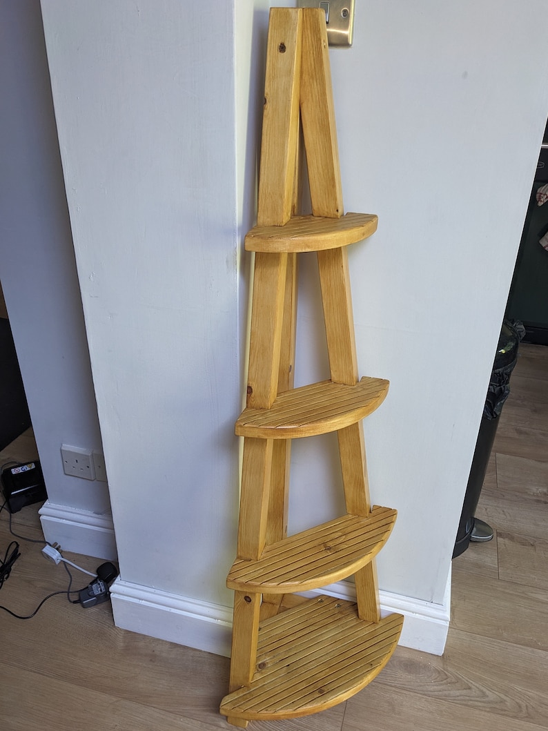 Corner Freestanding Plant Stand Wooden Plant Staging Plant Ladder for Home or Garden - Etsy UK