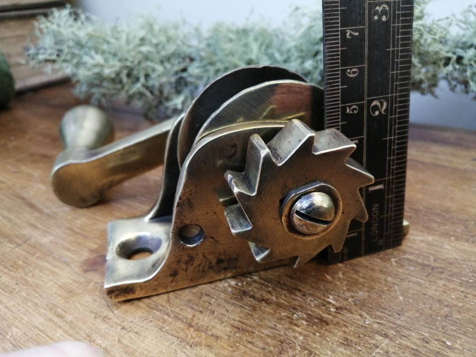 Rare Antique Brass Hand Crank / Winch Boat Maritime Rope - Etsy UK