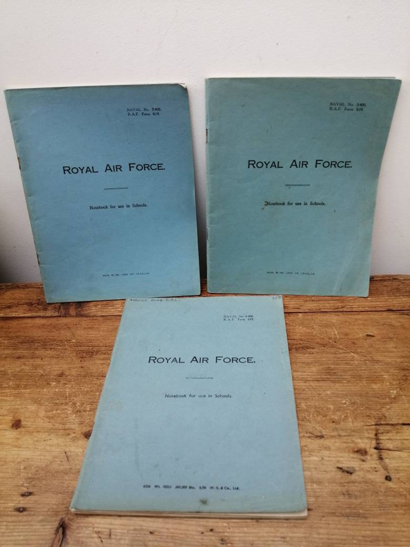 Three Genuine RAF 1945 Blank Notebooks Great Prop Royal Air - Etsy UK
