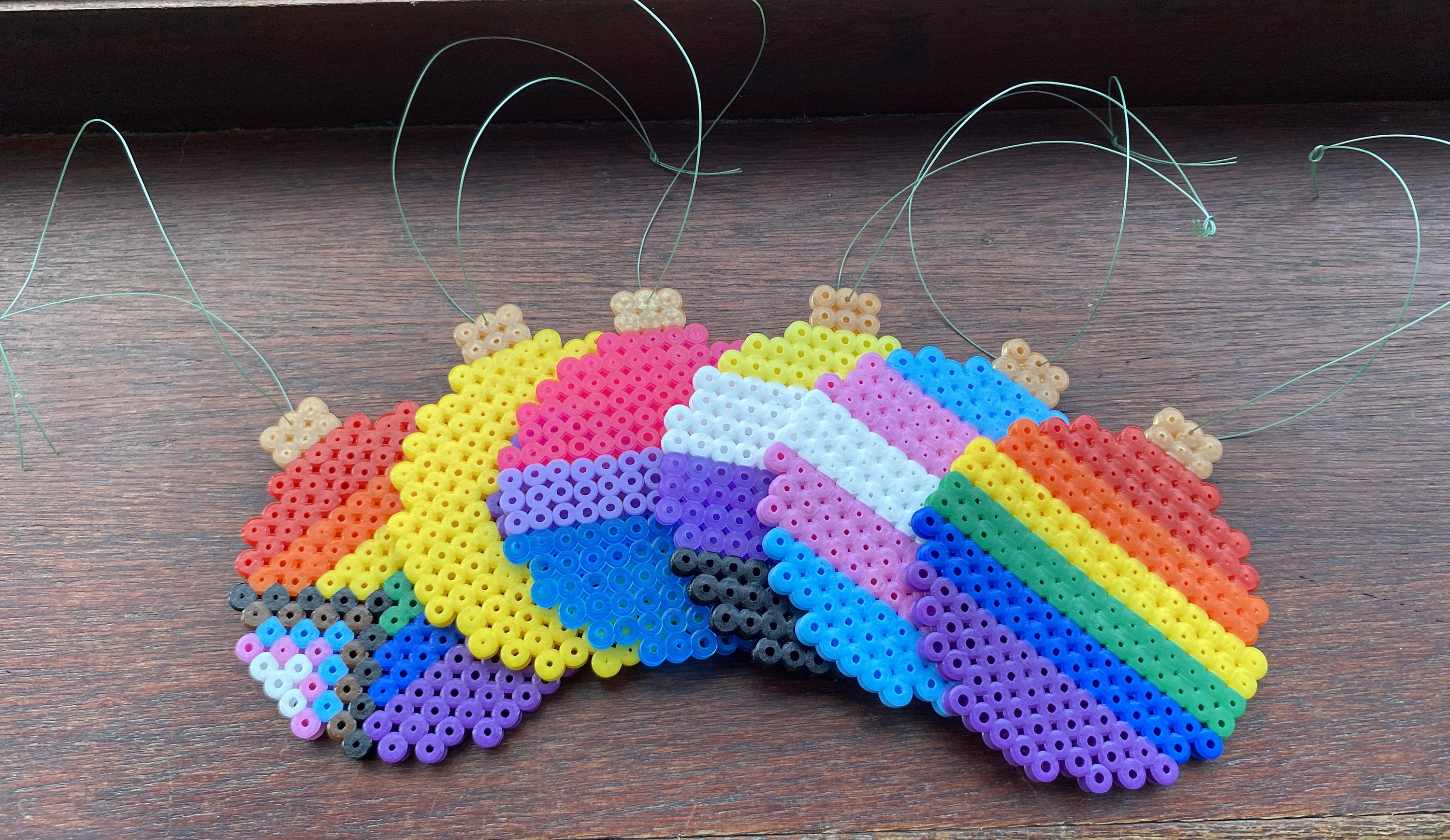 Pride Flag Baubles Hama Beads - Etsy