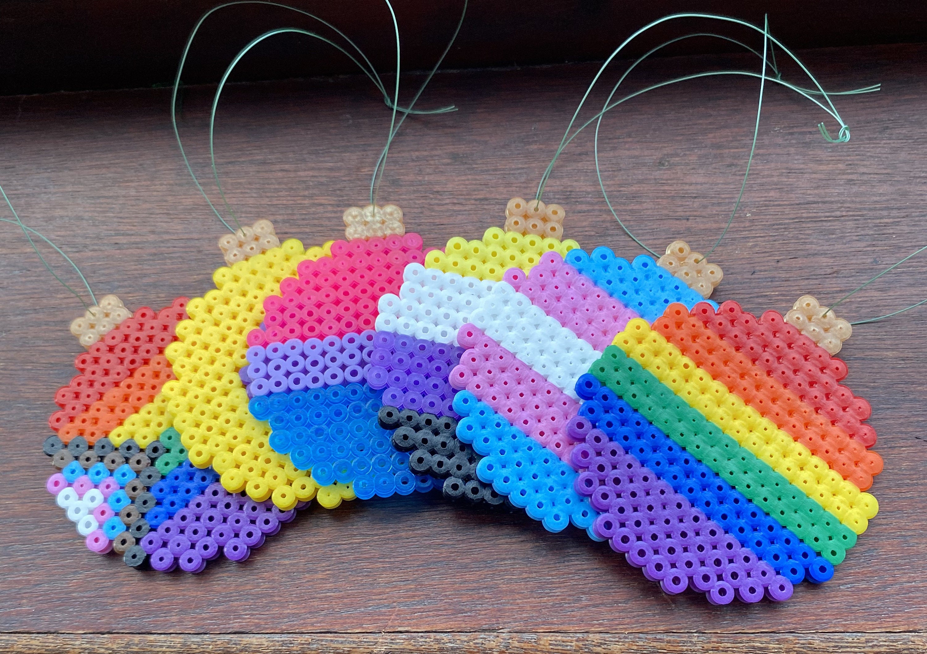 Pride Flag Baubles Hama Beads - Etsy