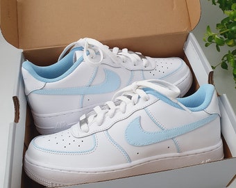 Nike Air Force 1 'matcha'. AF1 / Custom Sneakers / Green Sneakers - Etsy UK