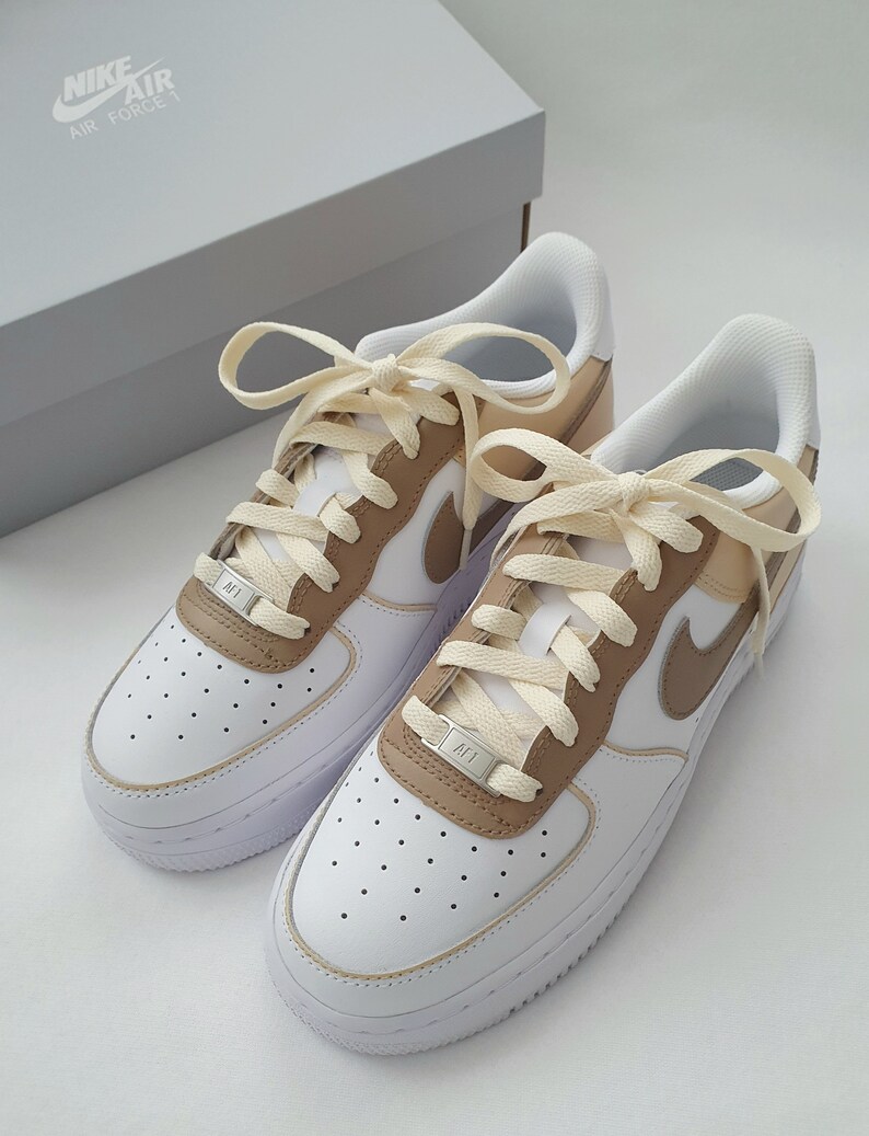 Nike Air Force 1 'coffee&cream' - Etsy