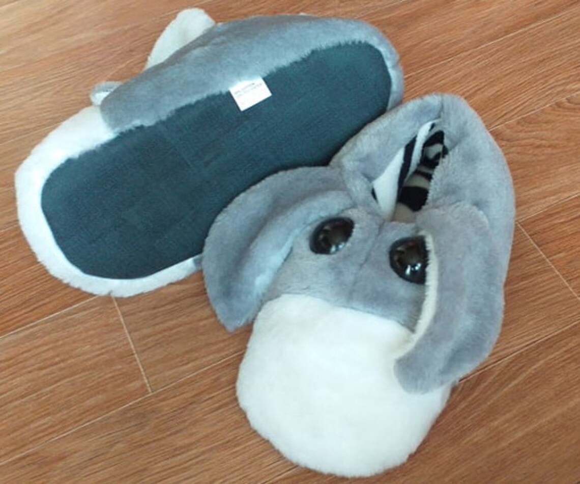 Donkey Slippers: Plush Faux Fur House Shoes - Etsy