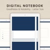 Undated Printable Daily Planner Sheet Horizontal Digital A4 Letter - Etsy
