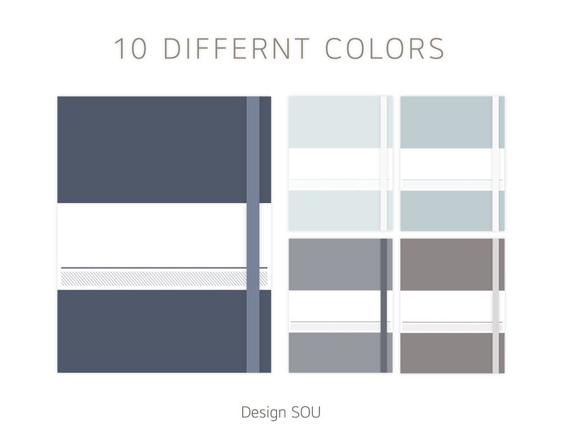 10 Digital Notebook Covers for iPad | Goodnote Notability Template | A4 ...