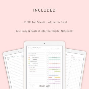 Printable Daily Time Planner Sheet | Undated | for Study & Work ...