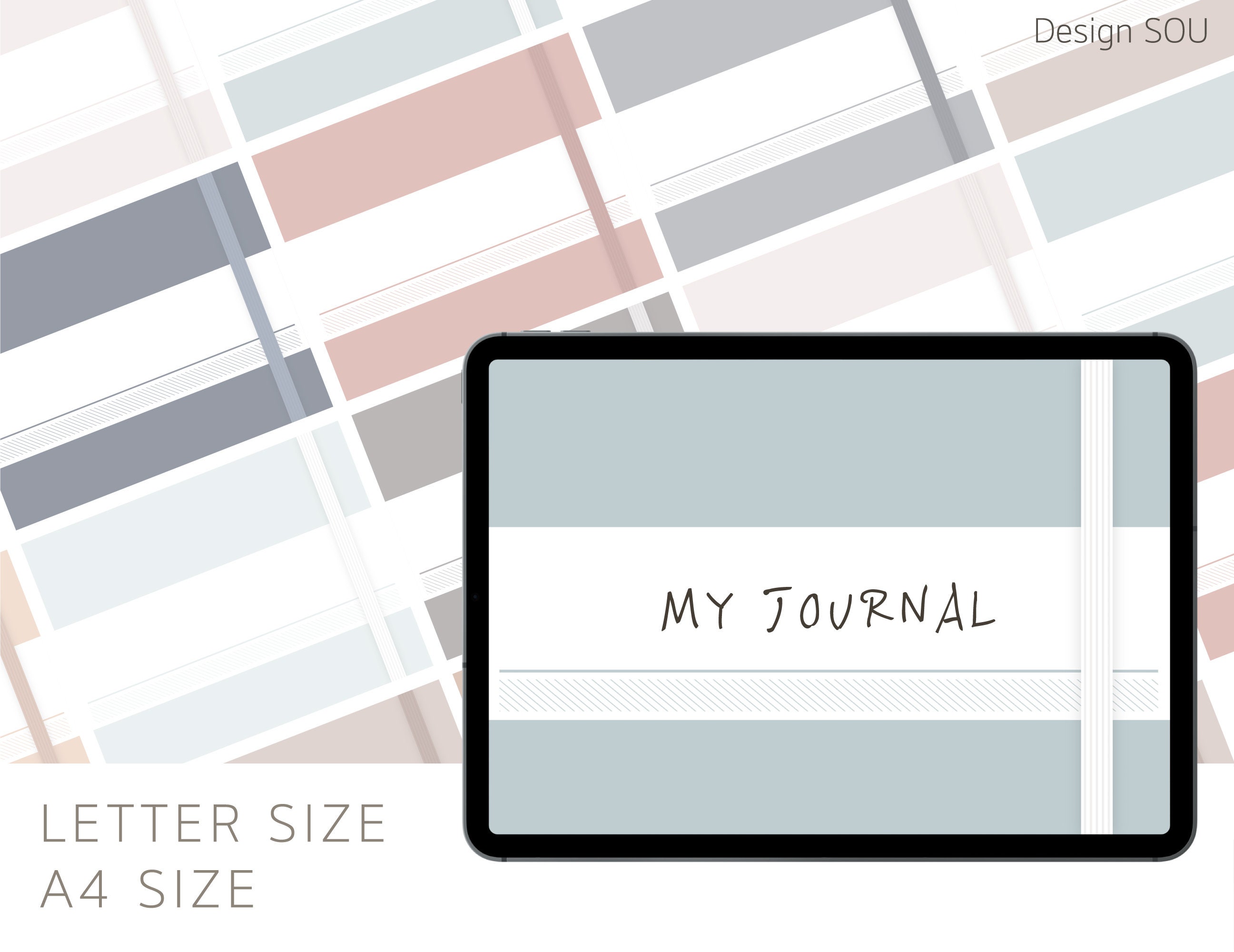 10 Digital Notebook Horizontal Covers for iPad Goodnote - Etsy