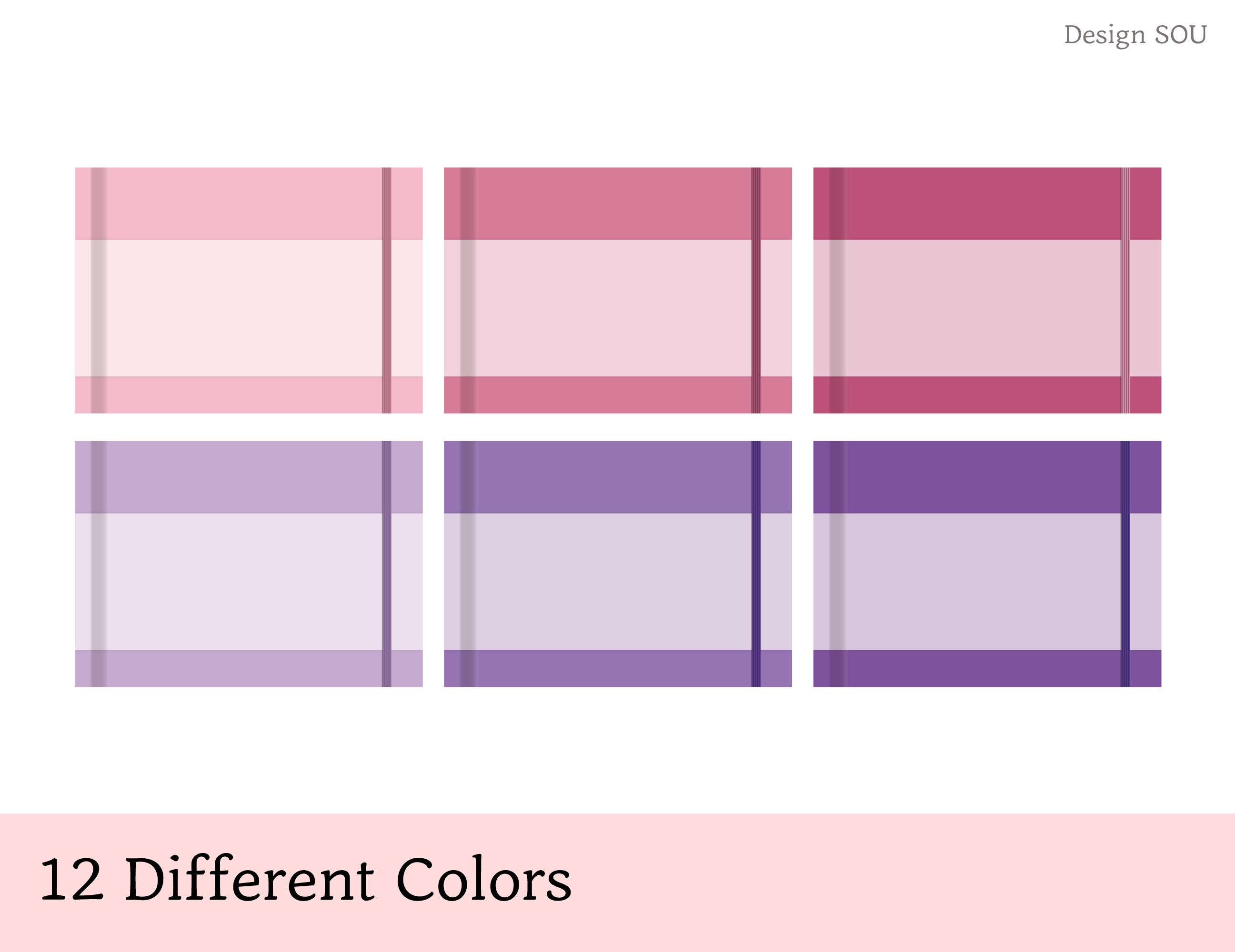 12 Digital Notebook Horizontal Covers for iPad Goodnote Notability ...