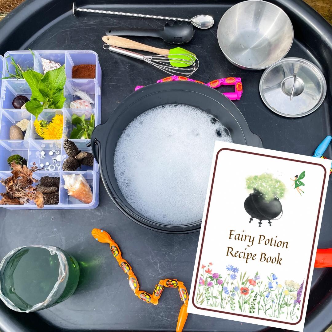 Fairy Recipe Book, Mud Kitchen, Tuff Tray Activities, Outdoor Play ...