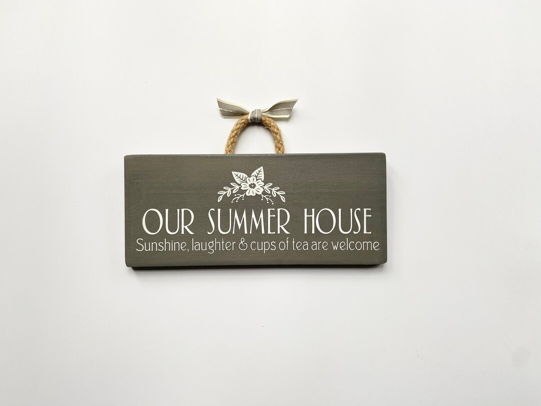 Summer House Sign, Garden Sign - Etsy