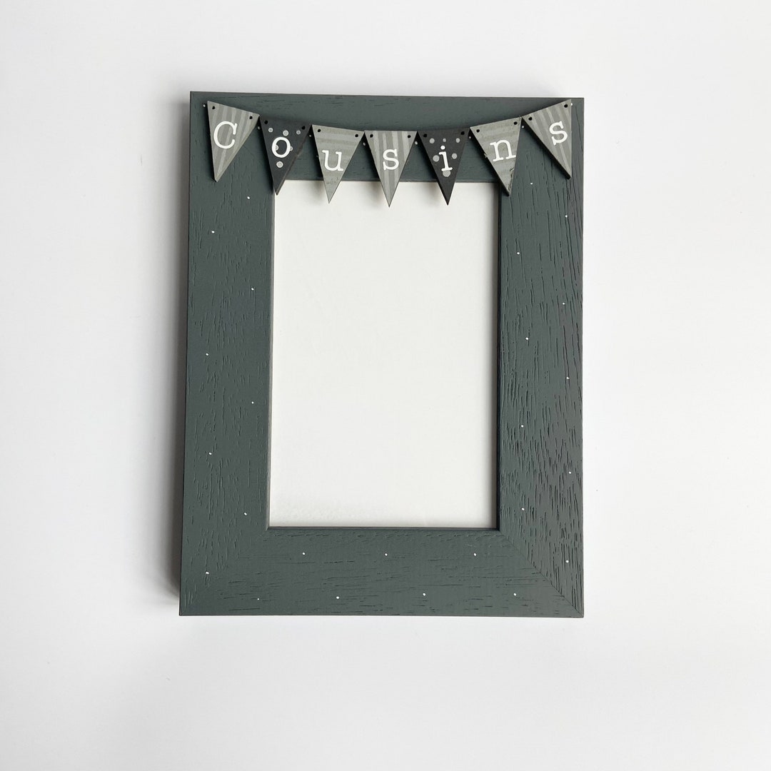 Personalized Cousins Wooden Photo Frame: Handmade 6x4 - Etsy