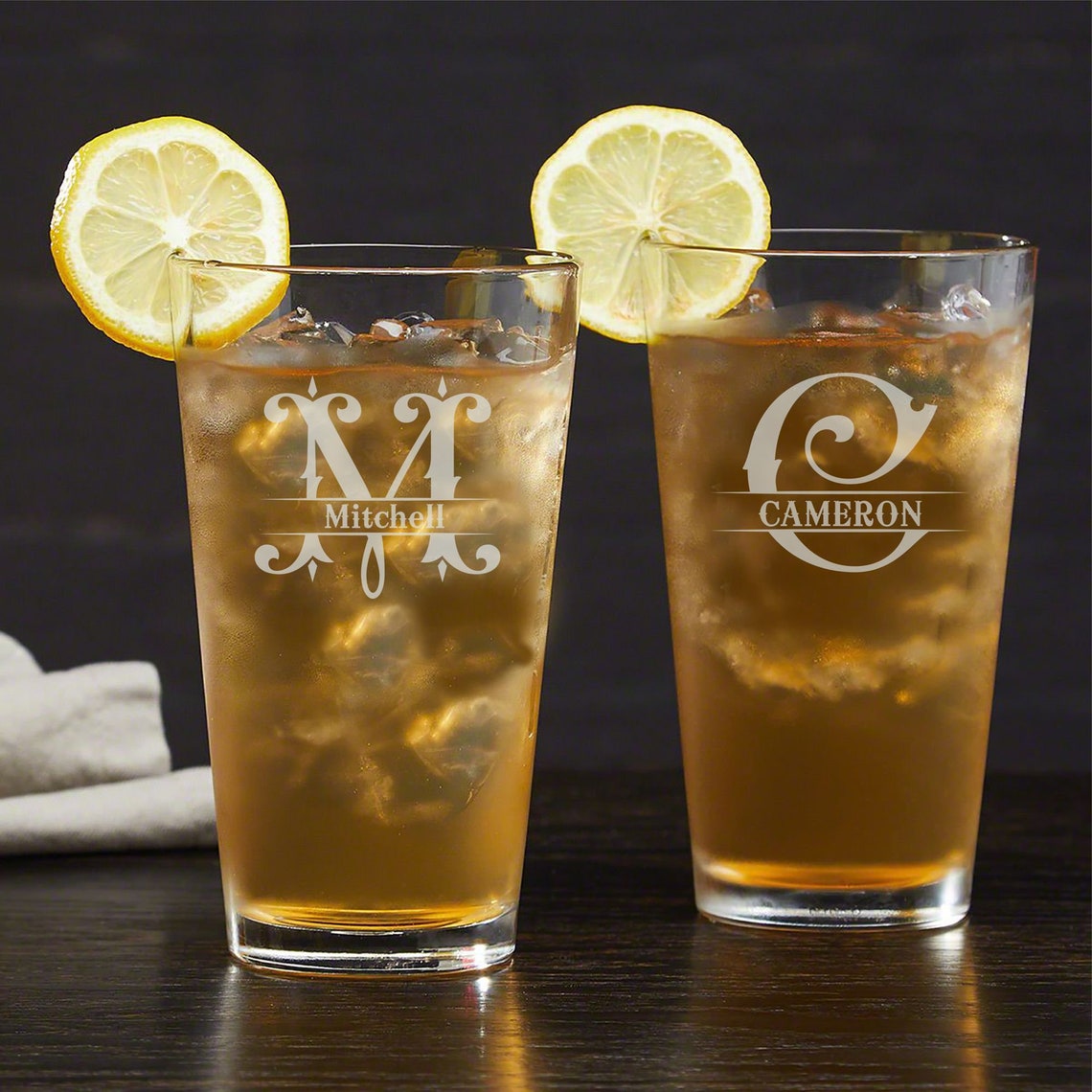 Custom Etched Beer Glass Personalized Glass Beer Glass Etsy