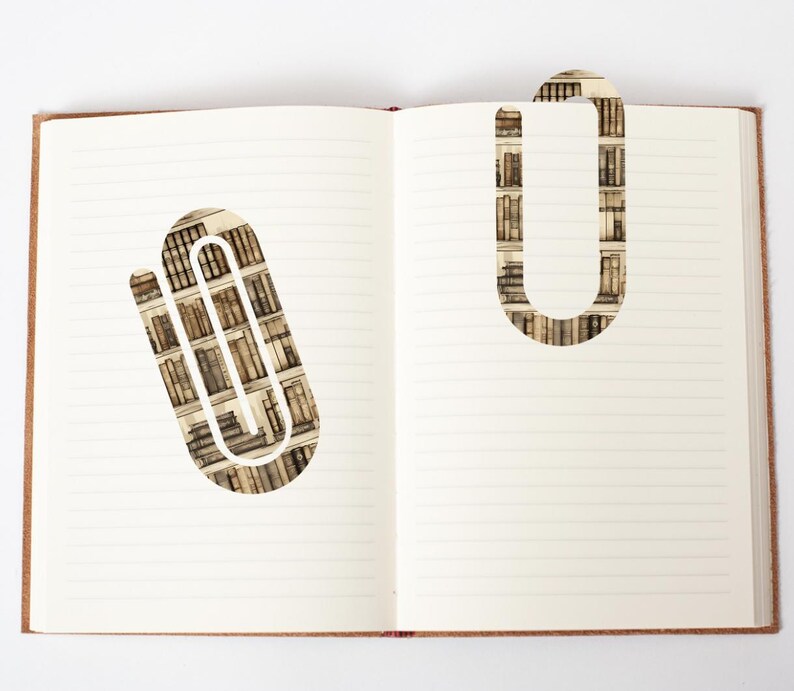 2 Books Jumbo Paper Clip PNG Digital Designs for Sublimation - Etsy