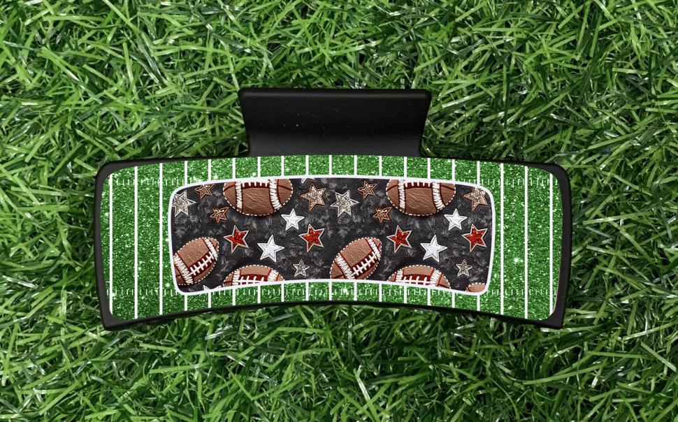Game Day Football Claw Clip PNG Digital Design for Sublimation - Etsy
