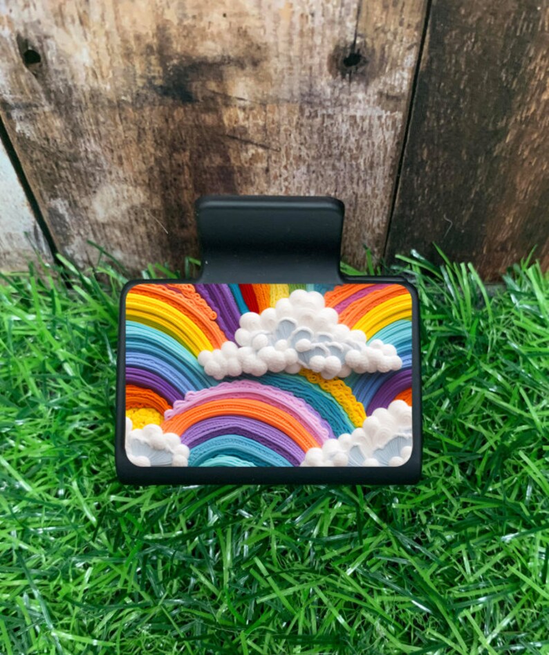 Rainbow Claw Clip PNG Digital Design for Sublimation - Etsy