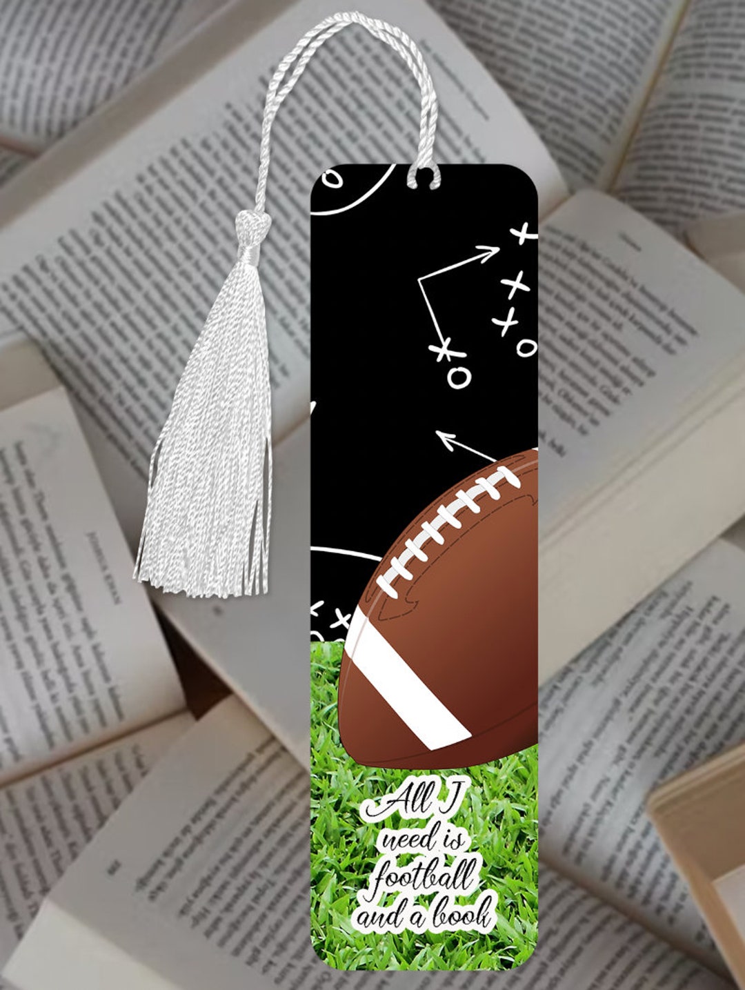 Football Bookmark PNG Digital Design for Sublimation - Etsy