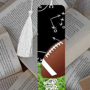 Football Bookmark PNG Digital Design for Sublimation - Etsy