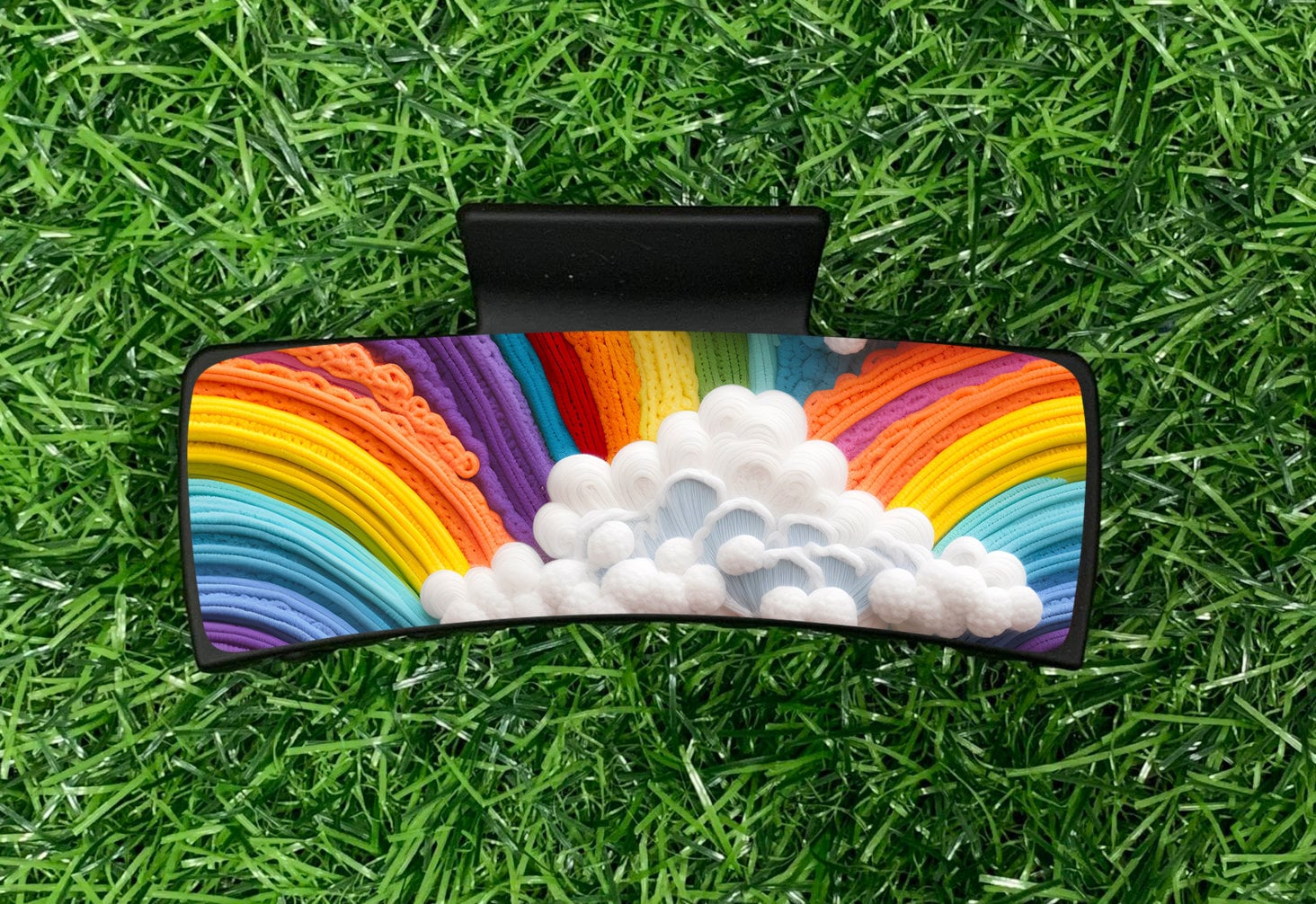 Rainbow Claw Clip PNG Digital Design for Sublimation - Etsy