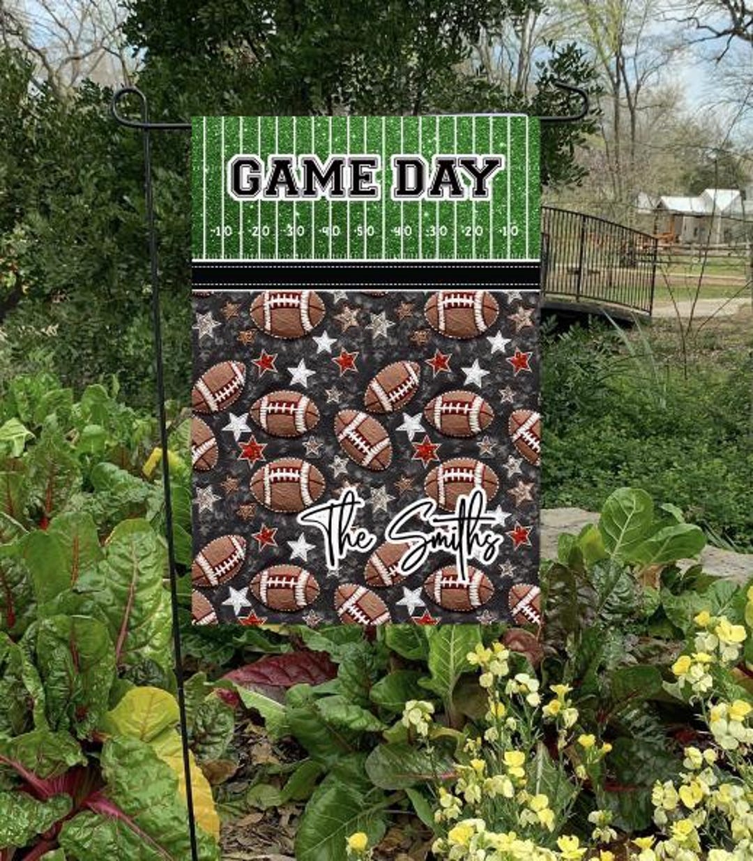 Game Day Football Garden Flag PNG Digital Design for Sublimation - Etsy