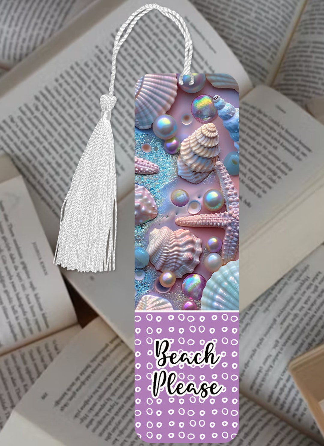 Seashell Bookmark PNG Digital Design for Sublimation - Etsy