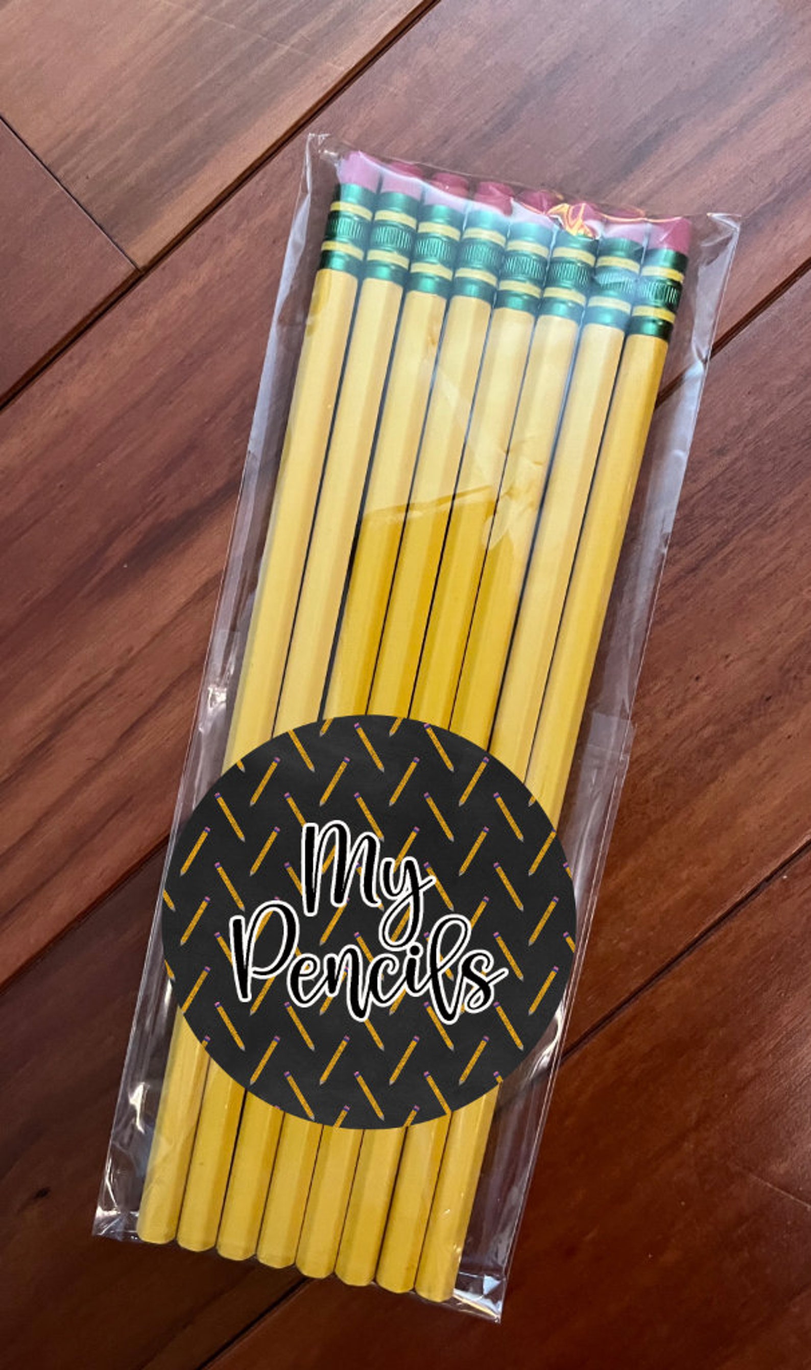 Personalized Pencil Pack Sticker PNG Digital Design for Printing Your ...
