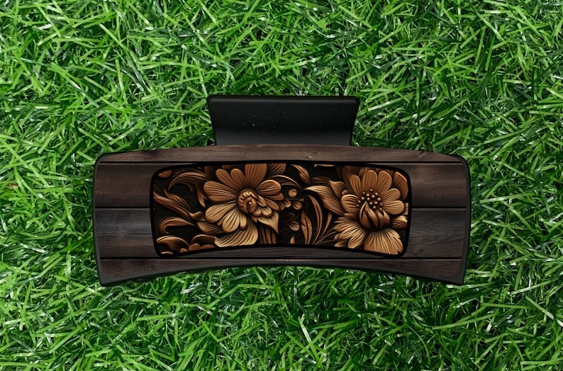 Brown Carved Wood Claw Clip PNG Digital Design for Sublimation - Etsy