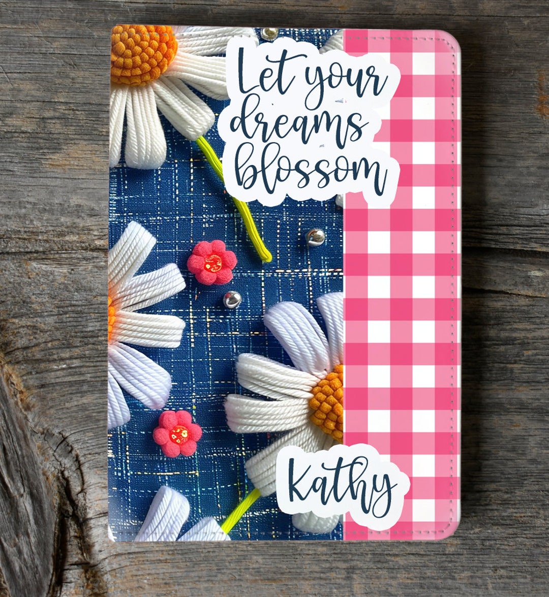 Denim Daisy Journal JPEG Digital Design for Sublimation - Etsy