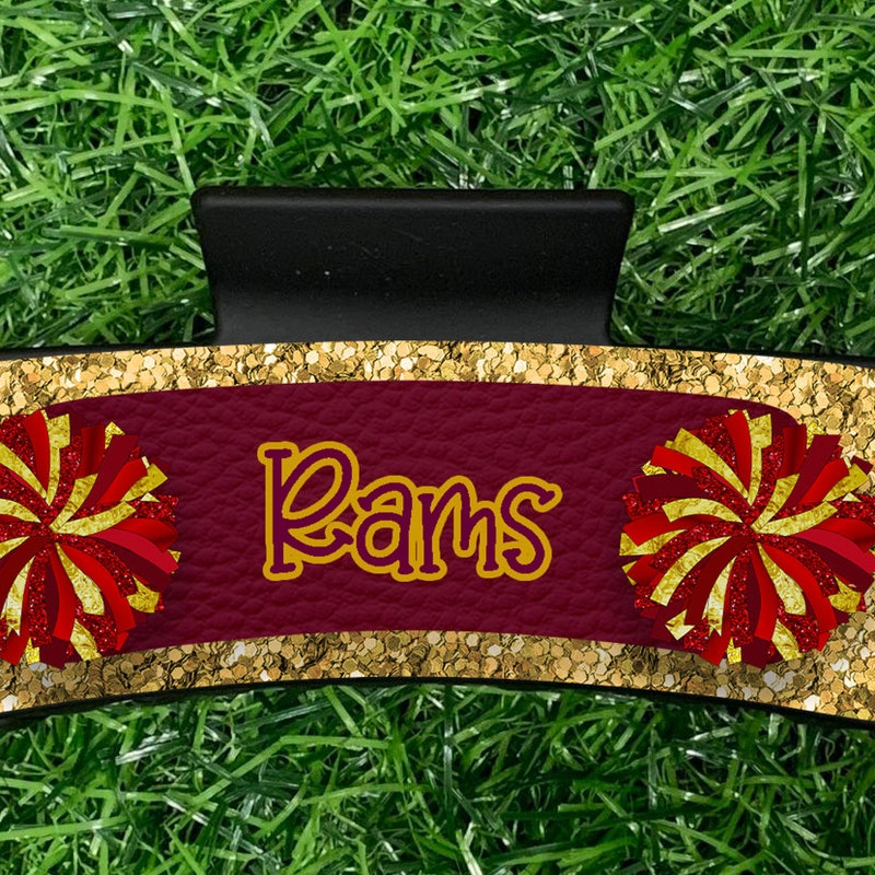 Maroon Hair Claw Clip - Etsy