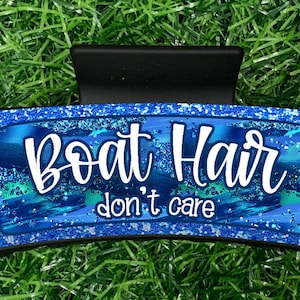 Faux Wood Floral Hair Claw Clip Digital Design for Sublimation PNG 2 ...