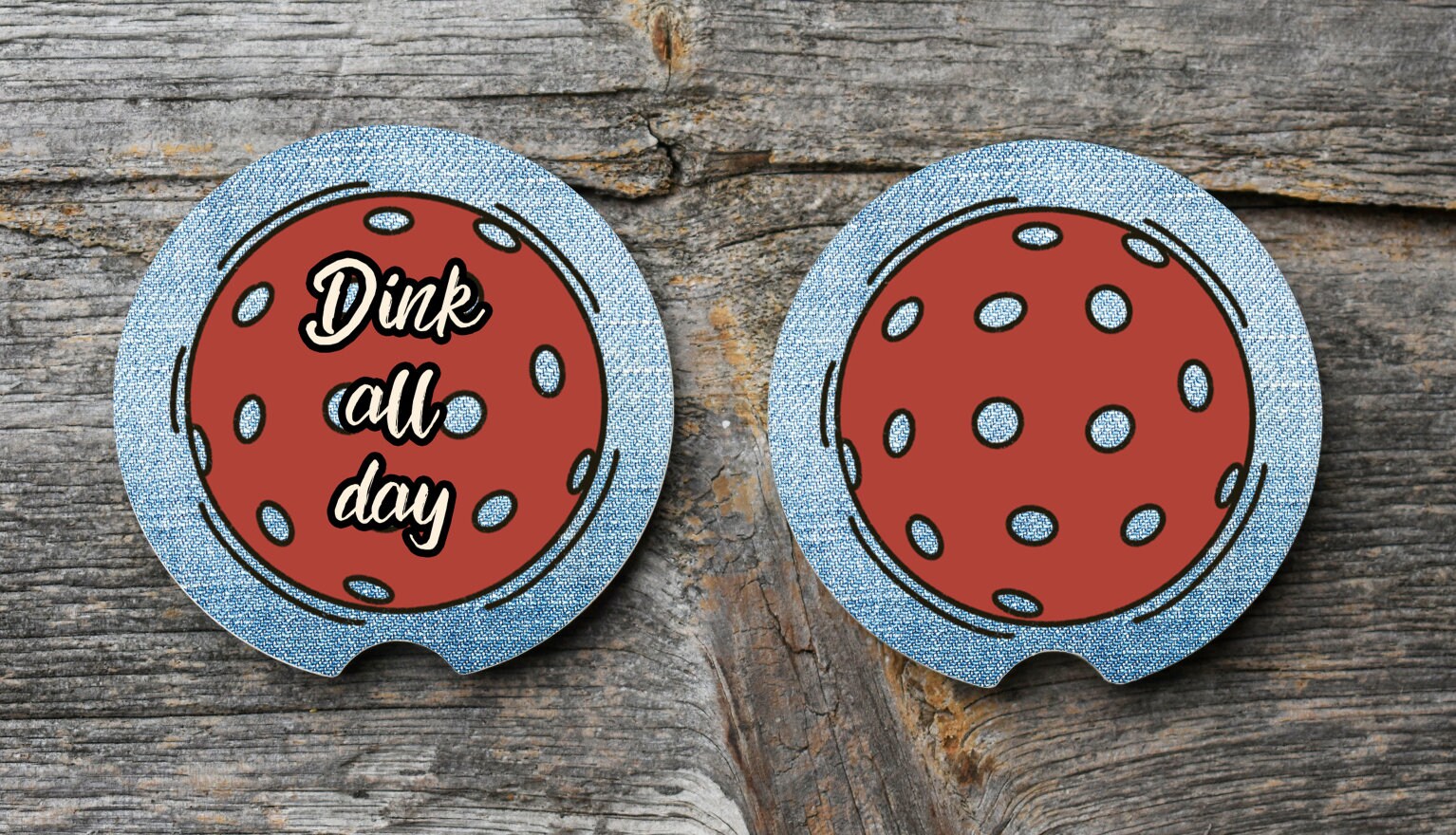 Navy Rust Pickleball Car Coasters PNG Digital Design for Sublimation - Etsy