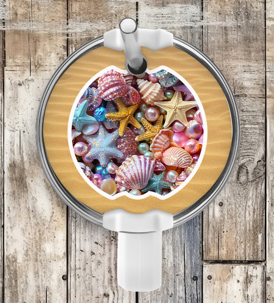 Pink Shells 40oz Tumbler Topper PNG Digital Design for Sublimation - Etsy