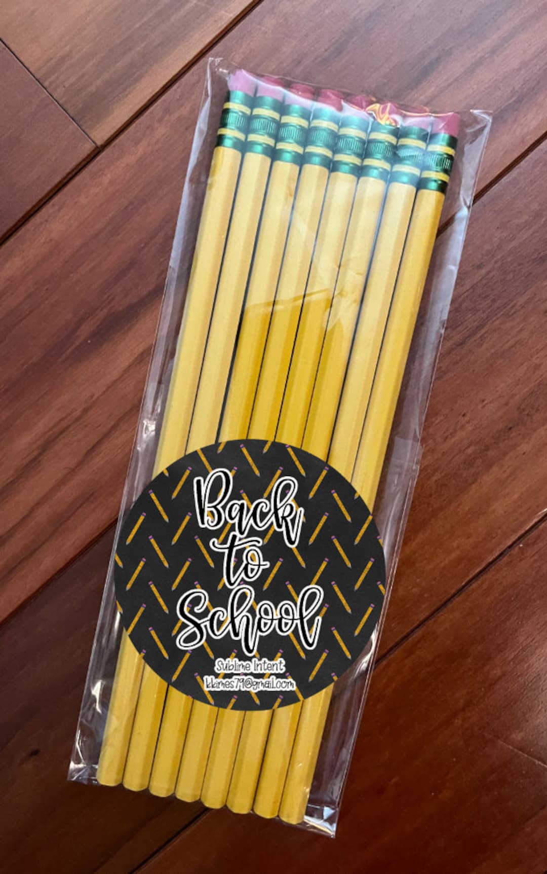 Personalized Pencil Pack Sticker PNG Digital Design for Printing Your ...