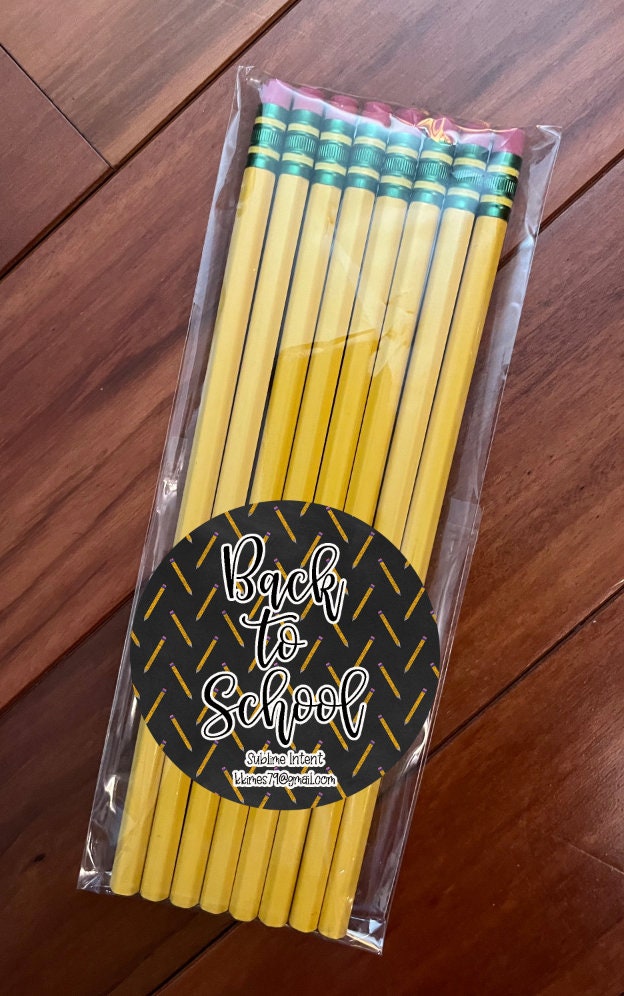 Personalized Pencil Pack Sticker PNG Digital Design for Printing Your ...
