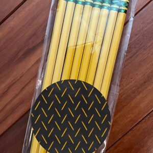 Personalized Pencil Pack Sticker PNG Digital Design for Printing Your ...