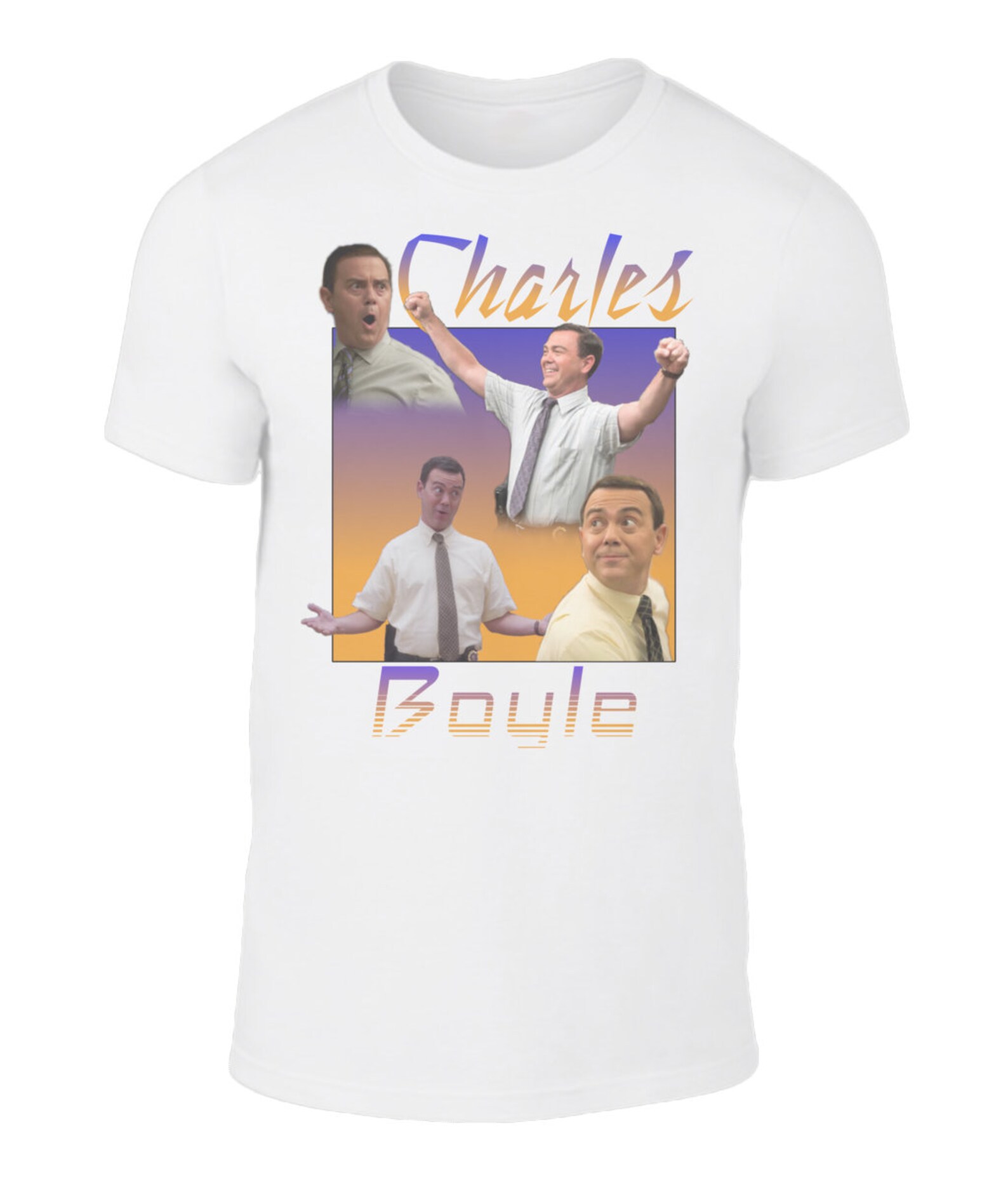 Brooklyn Nine Nine Charles Boyle Retro T-shirt - Etsy UK