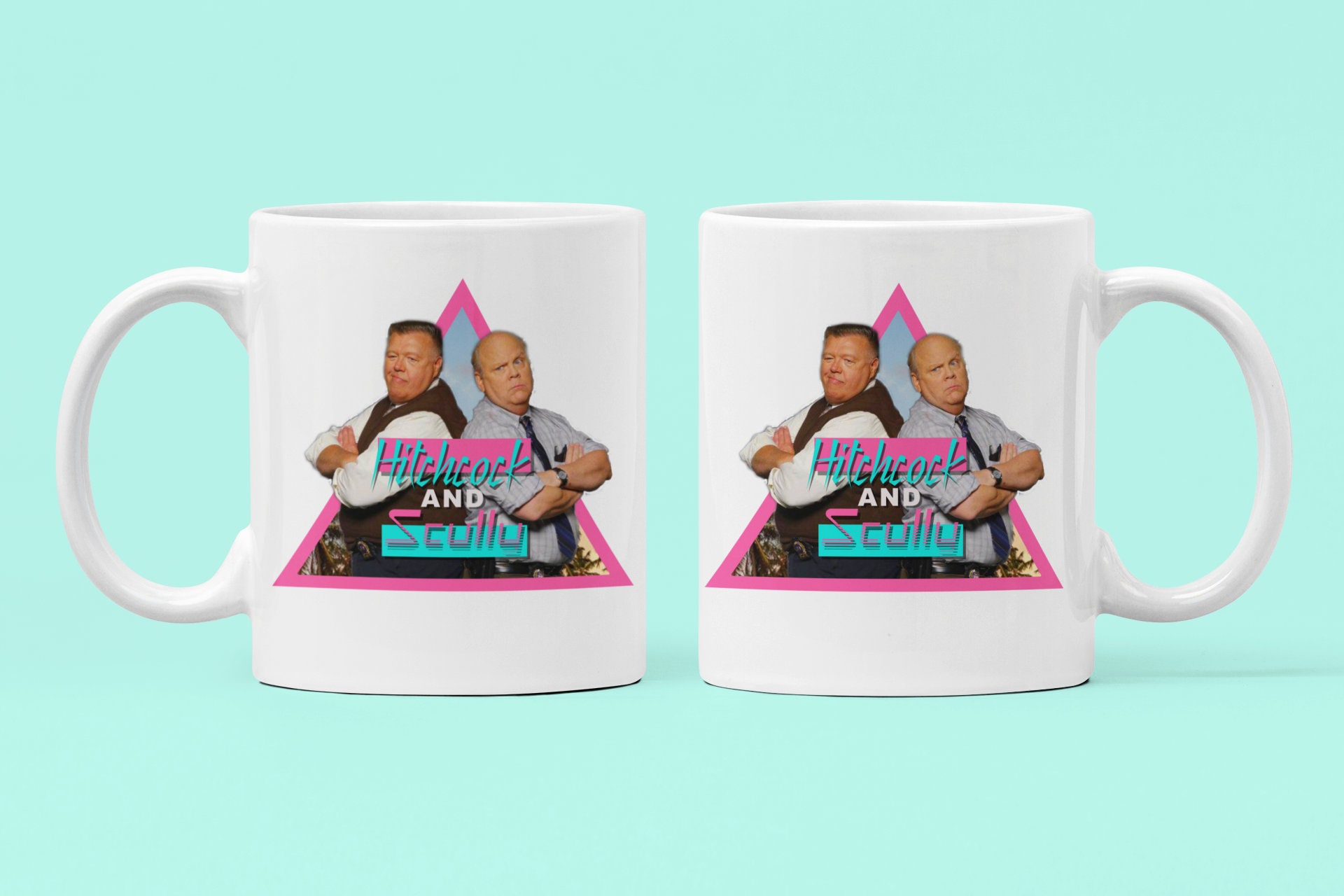 Brooklyn Nine Nine Hitchcock and Scully Retro 80's Inspired Mug ...