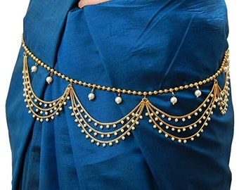 South Indian Waist Chain - Etsy