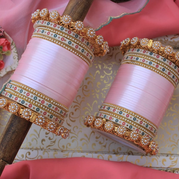 Bridal Pink Chooda - Etsy